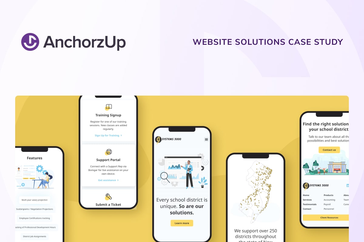 Website Solutions Case Study - AnchorzUp